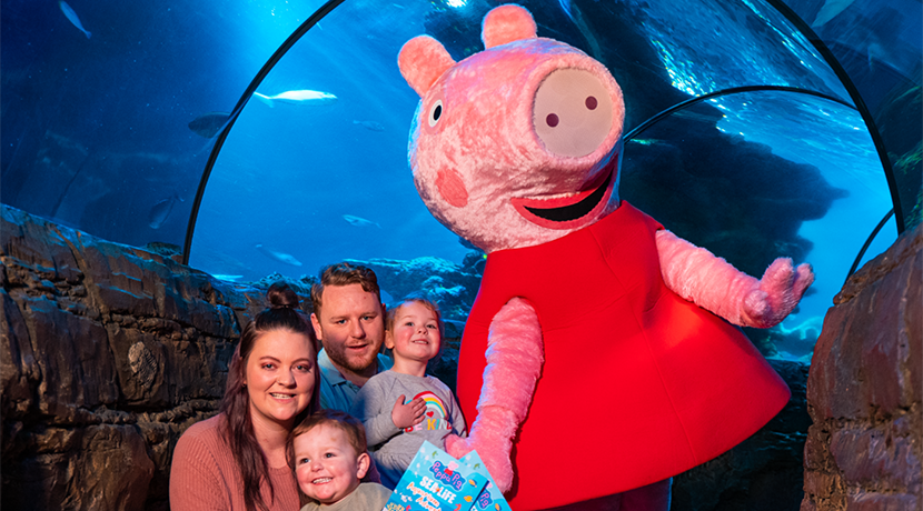 Peppa Pig visits National SEA LIFE Centre Birmingham this summer
