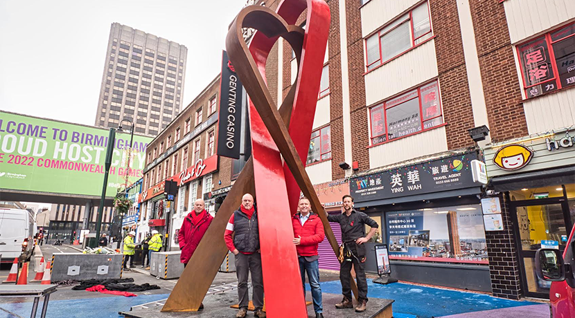 UK's largest memorial for AIDS and HIV now unveiled
