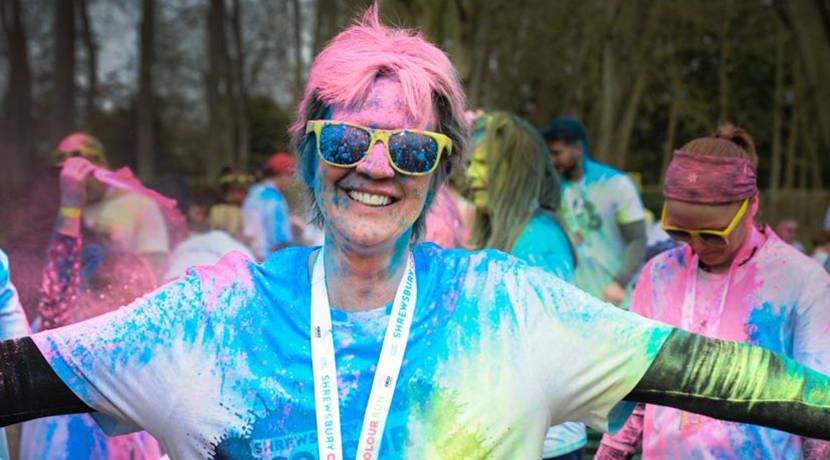 Take part in Shrewsbury Colour Run and raise money for charity