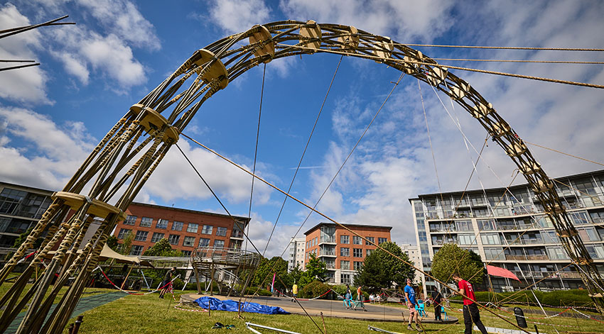 Bamboo arch to be constructed at Keele University's Green Festival