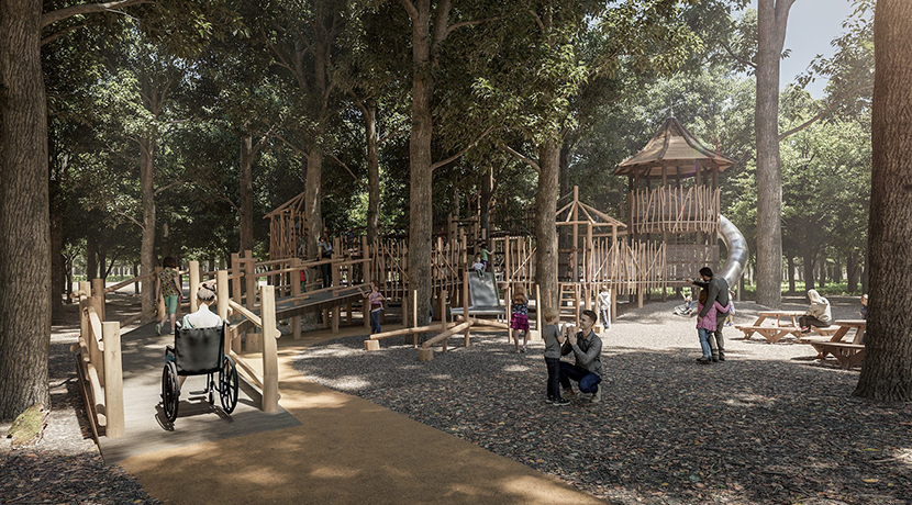 New play area unveiled for Coombe Abbey Park