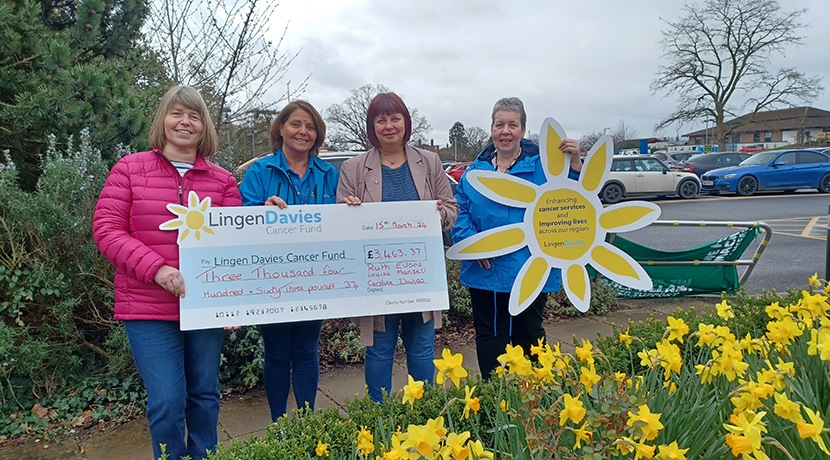 Shifnal ladies raise thousands for Lingen Davies Cancer Fund