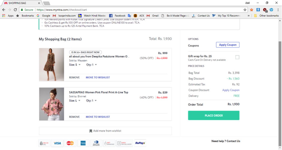 5 Examples of Great eCommerce Checkout | Trellis Inc.