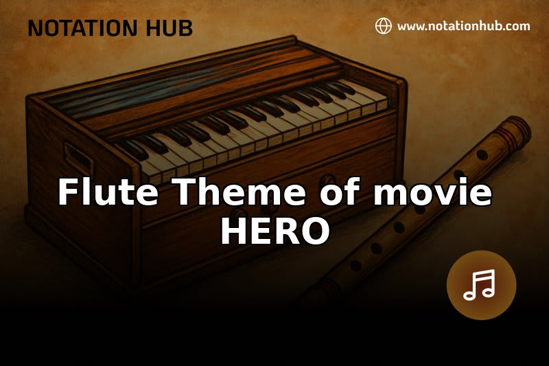 Sargams Notation - Flute, Harmonium, Piano Notes & Guitar Chords ...
