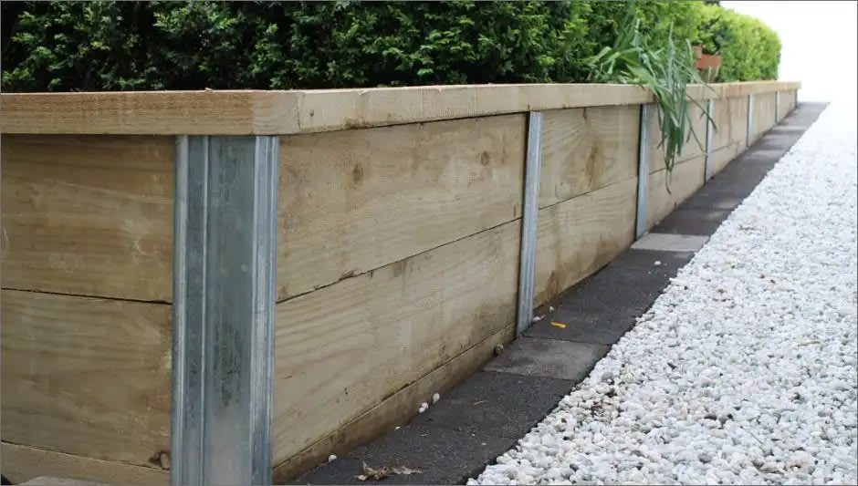 What Is Sleeper Retaining Wall? Types, Merits & Demerits