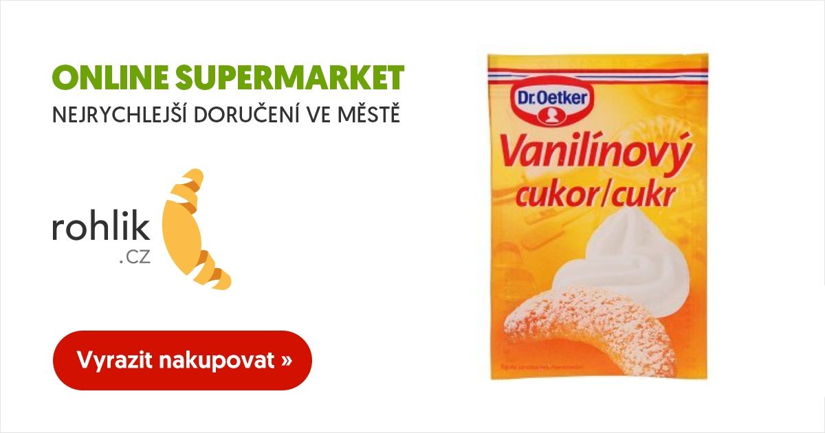 Dr.Oetker Vanilínový cukr - Online supermarket Rohlik.cz — nejrychlejší ...