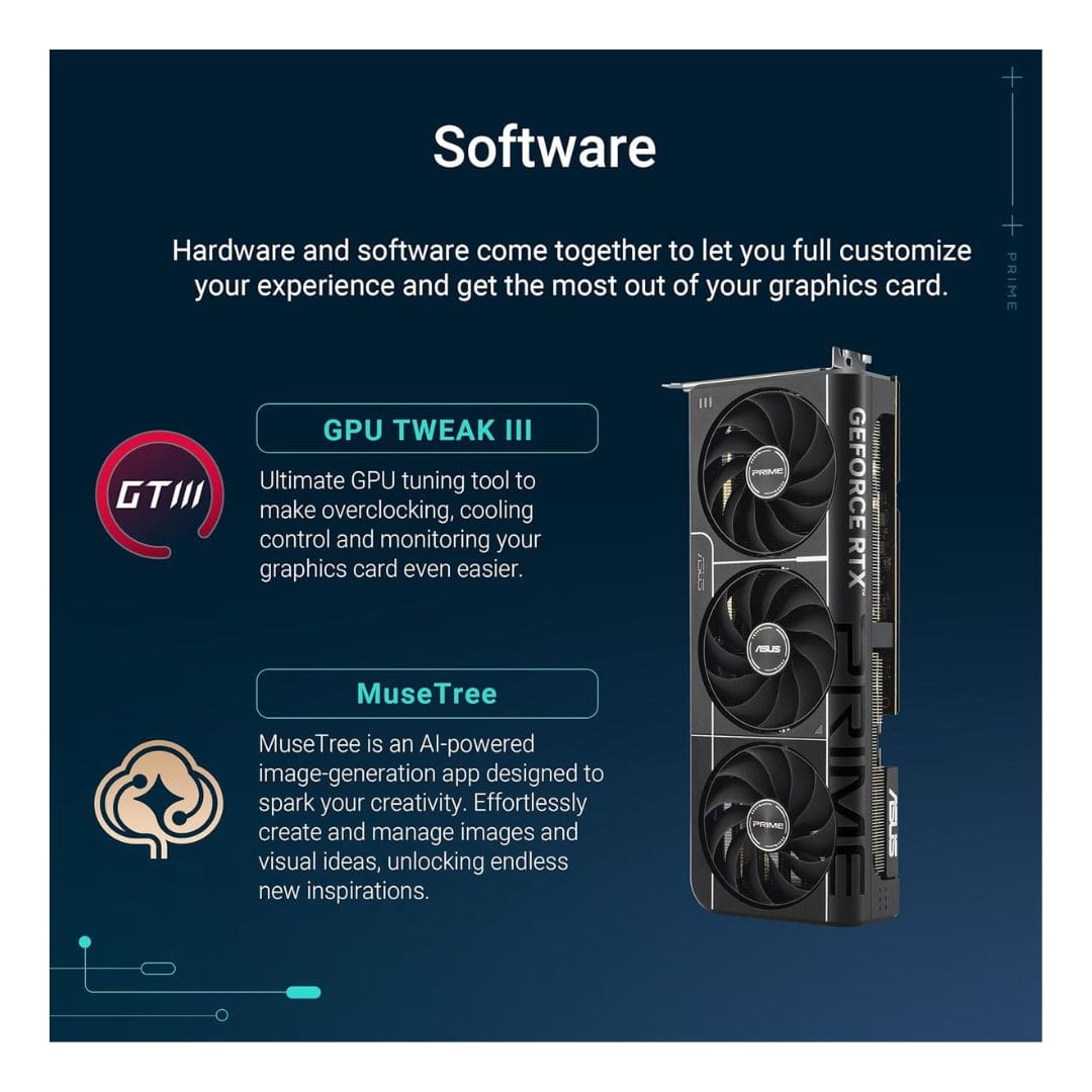 ASUS Prime GeForce RTX 5070 OC 12G GDDR7 Gaming Graphics Card - PCIe 5. ...