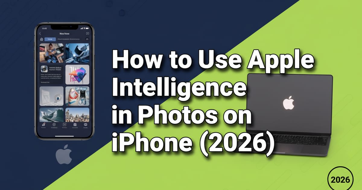 How to Use Apple Intelligence in Photos on iPhone (2026) | TechTide TV