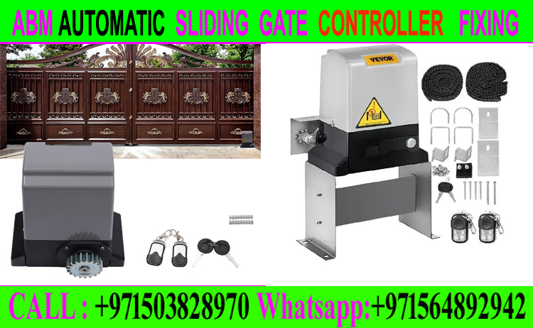 Automatic Sliding Gate controller Machine Fixing Ajman Sharjah,Ajman