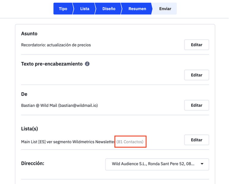 Wild Mail | Como crear segmentos de lista en ActiveCampaign