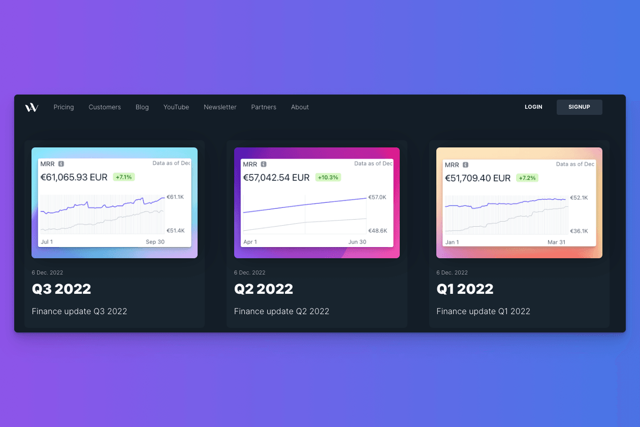 Wild Mail | Launching finance updates