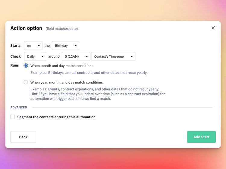 Wild Mail | How to Create an ActiveCampaign Birthday Automation