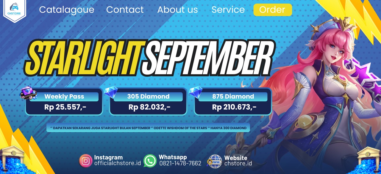 CHSTORE - Top Up Game Termurah Top Up Game Tercepat Top Up Andalan Kamu