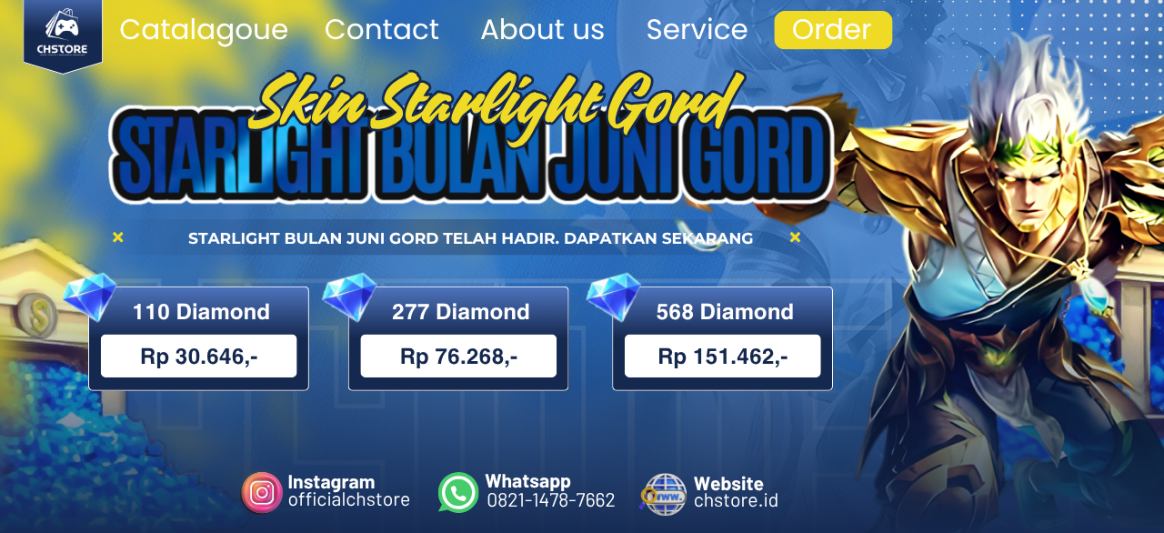 CHSTORE - Top Up Game Termurah Top Up Game Tercepat Top Up Andalan Kamu