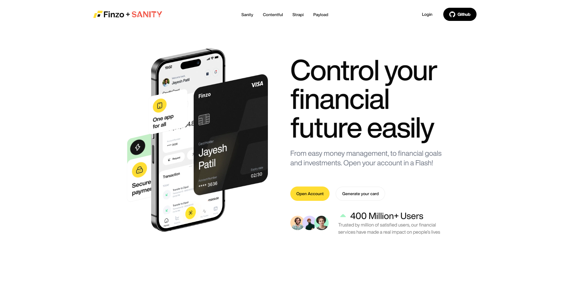 GitHub - zarif-tajwar/finzo-multi-cms: A dynamic landing page showcasing engaging UI animations ...
