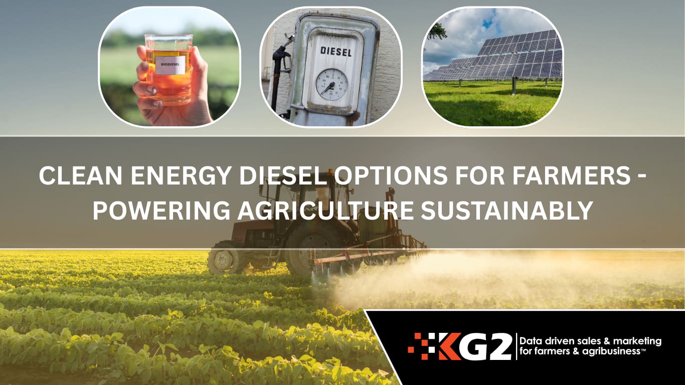 Clean Diesel Alternatives in Australian Agriculture | KG2