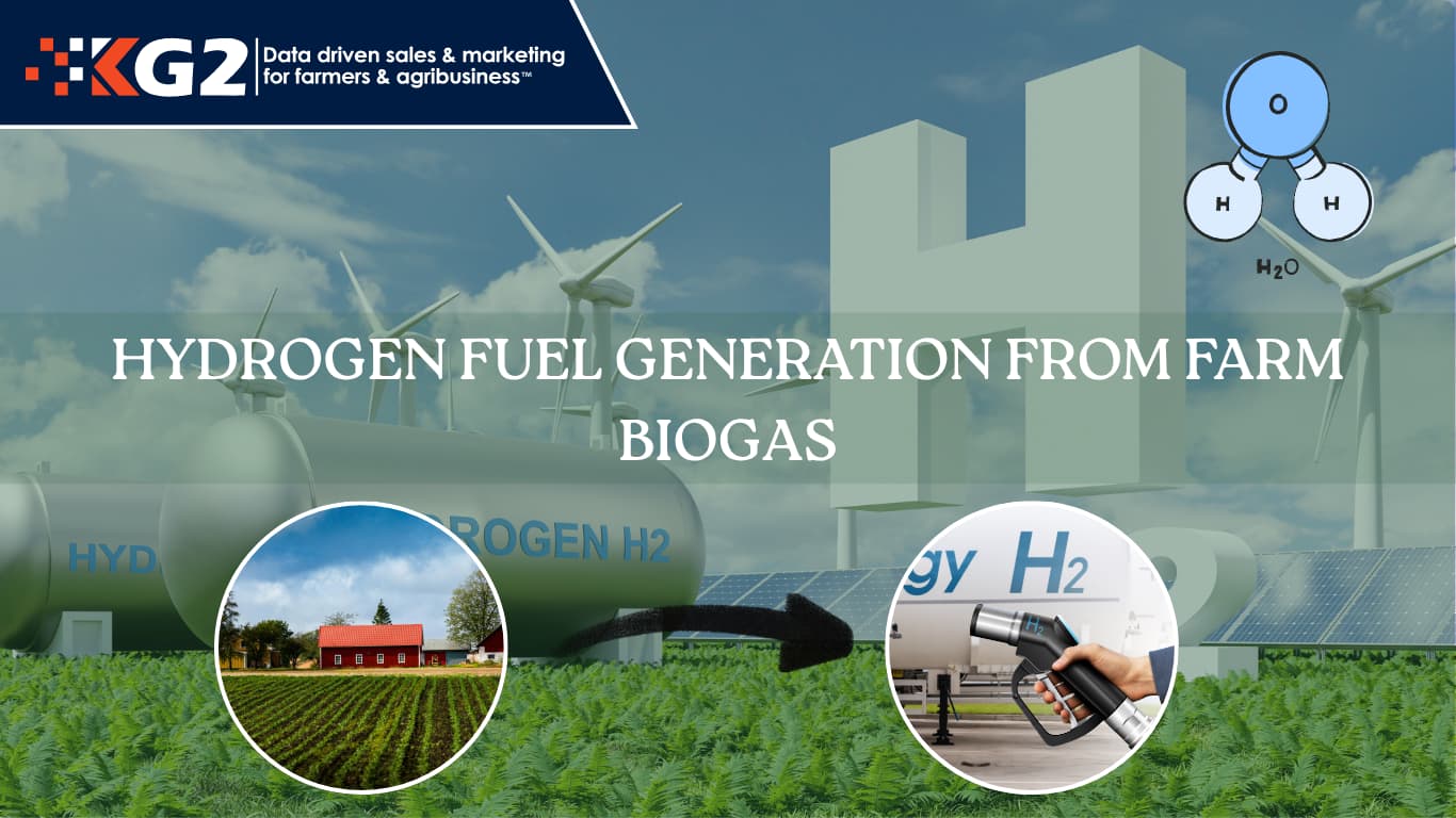 Hydrogen Fuel from Farm Biogas: KG2 Australia