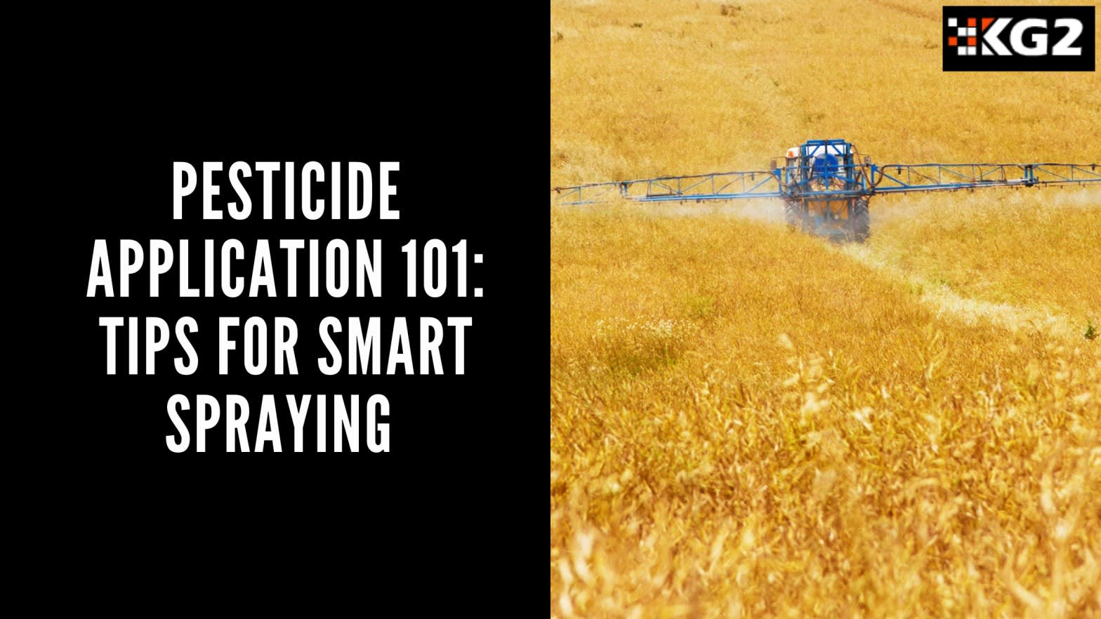 Pesticide application 101:Tips for smart spraying