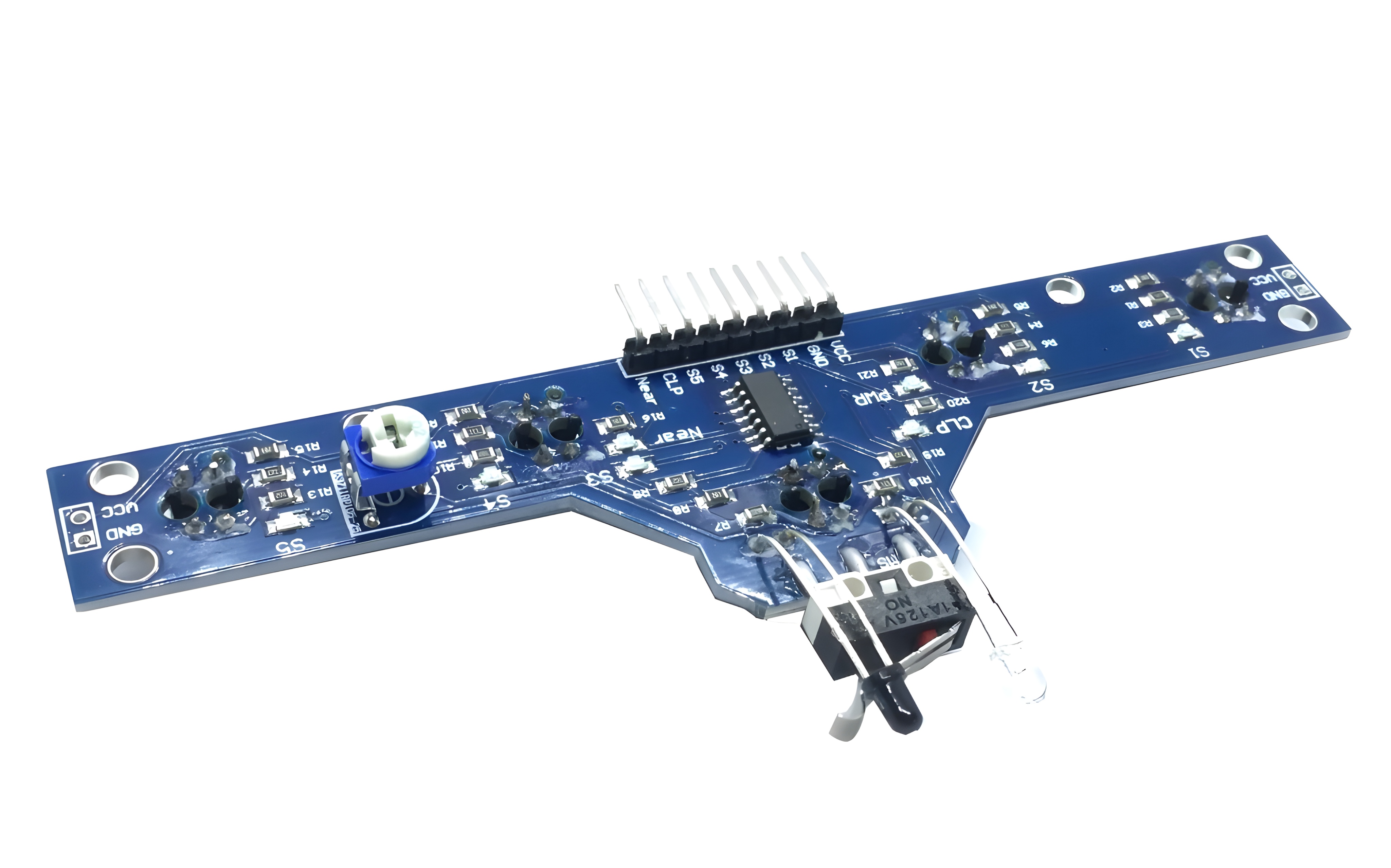 5Ch TCRT-5000L Array Sensor & Obstacle Avoidance Sensor Module - Bot ...