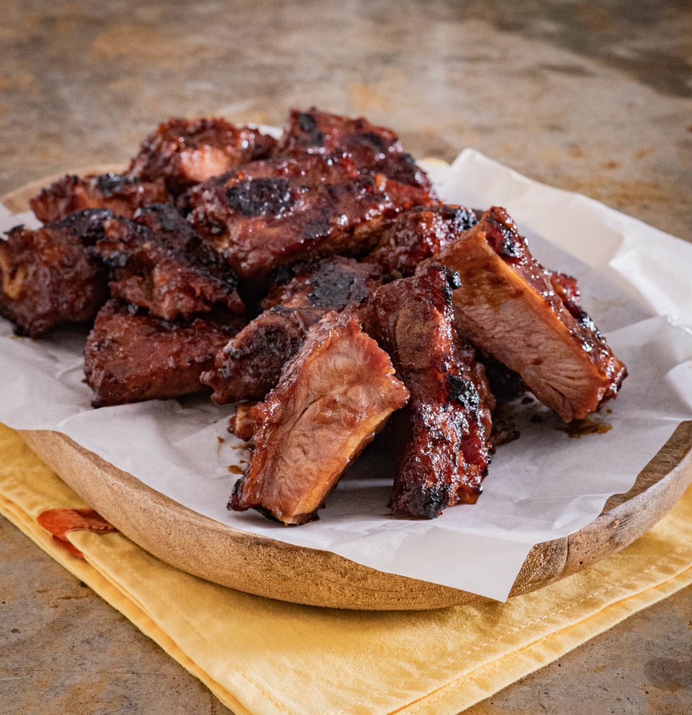 MARINATED COOKED PORK COCKTAIL RIBS - Hodari Foods