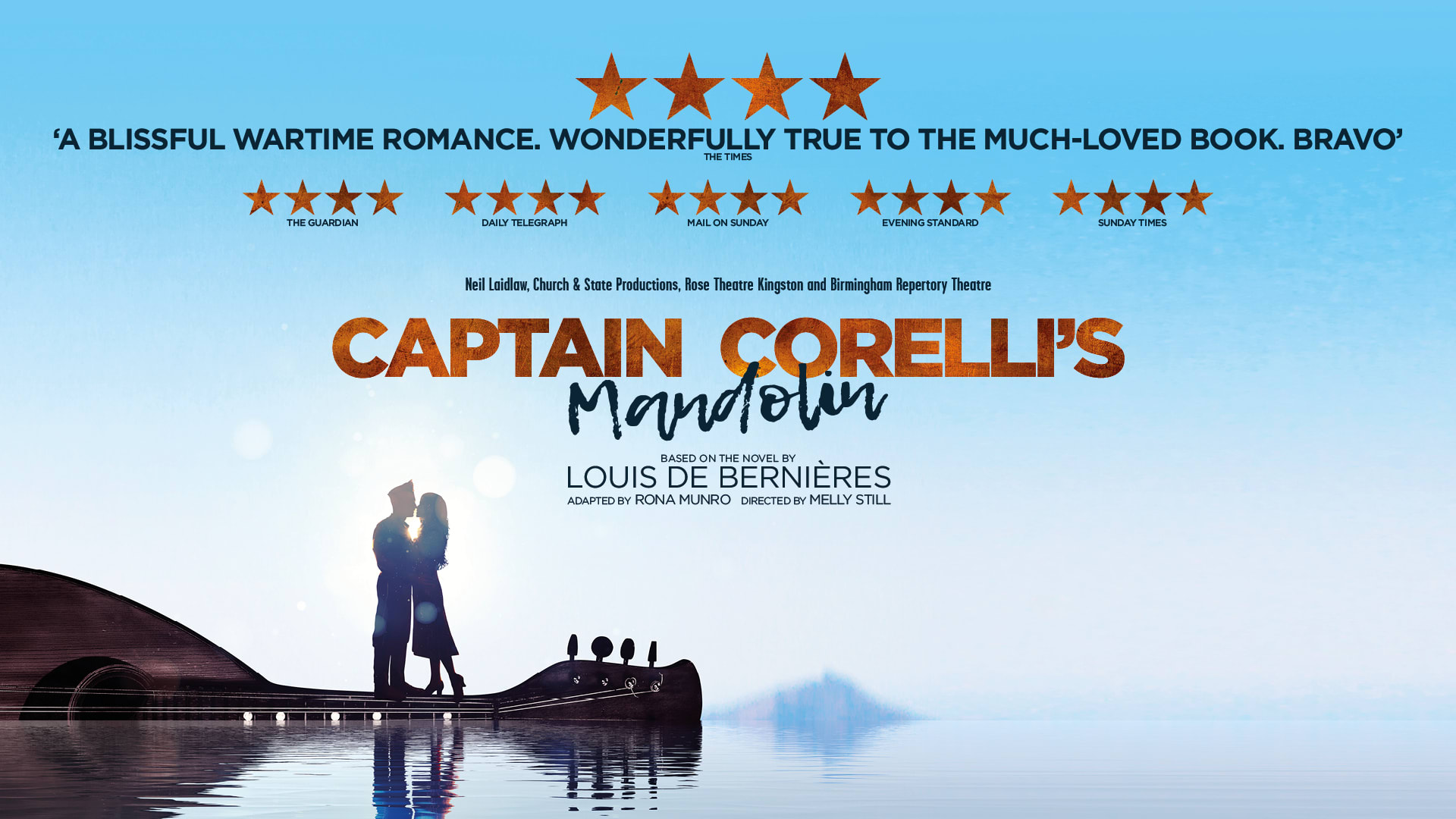 Captain Corelli's Mandolin Tickets | Theatre Royal Glasgow in Glasgow ...