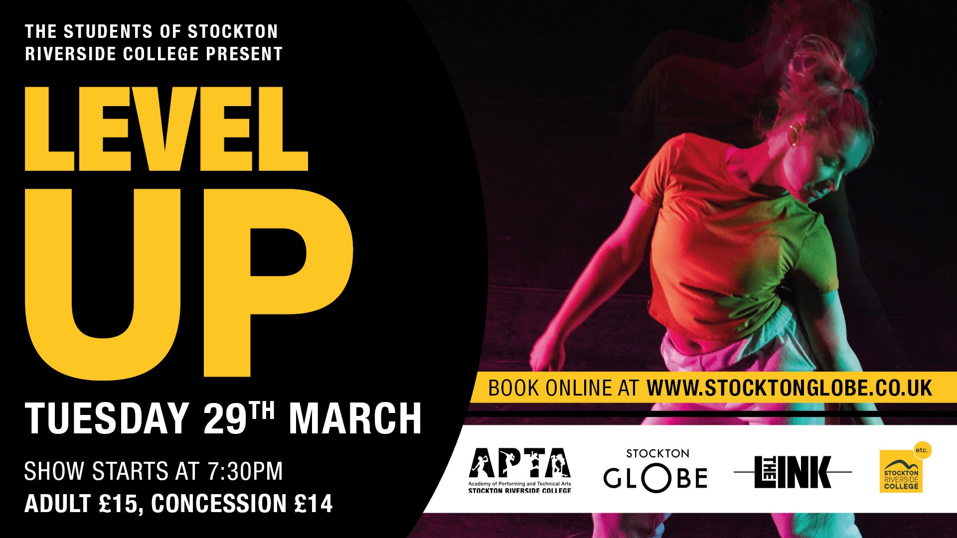 Level Up Tickets | Stockton Globe in Stockton | ATG Tickets