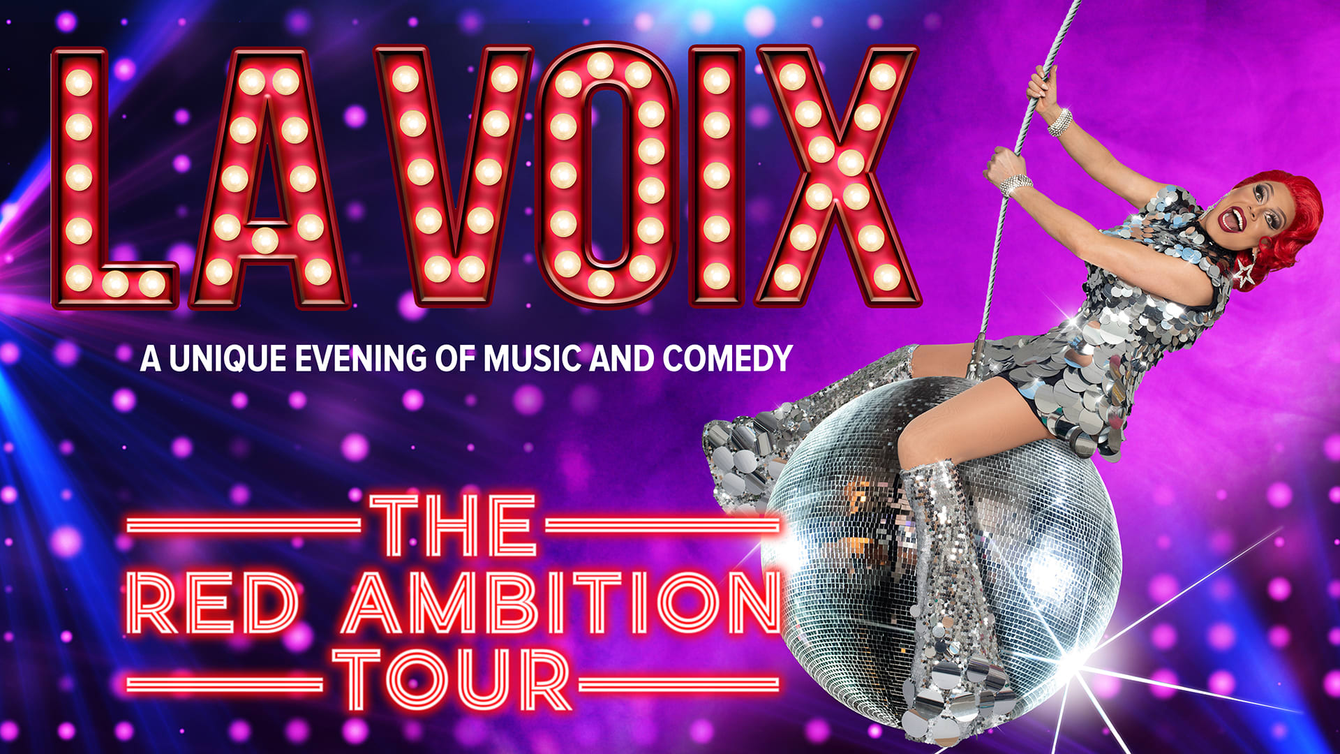 La Voix - The Red Ambition Tour Tickets | Aylesbury Waterside Theatre ...