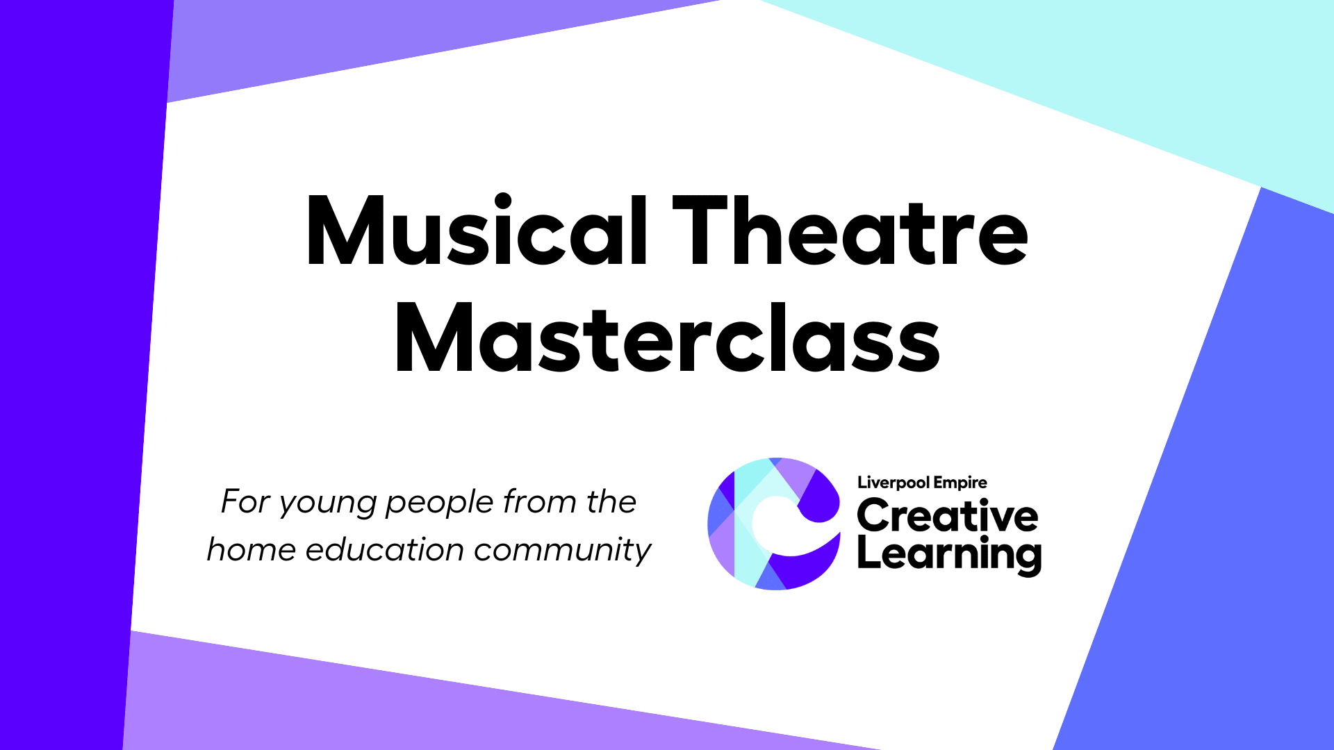 Musical Theatre Masterclass Tickets | Liverpool Empire in Liverpool ...