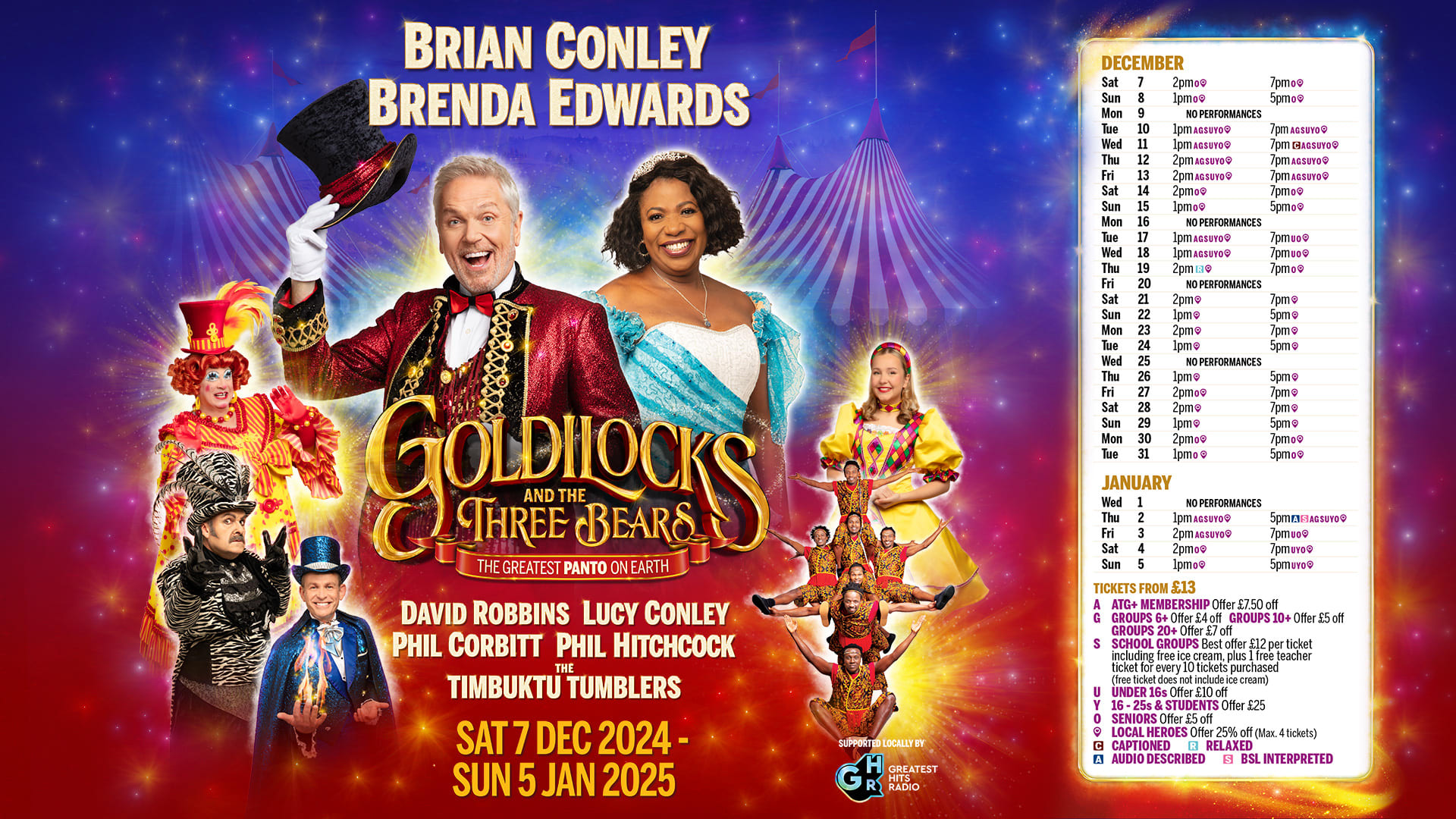 Goldilocks and the Three Bears - Relaxed Performance Tickets | Bristol ...