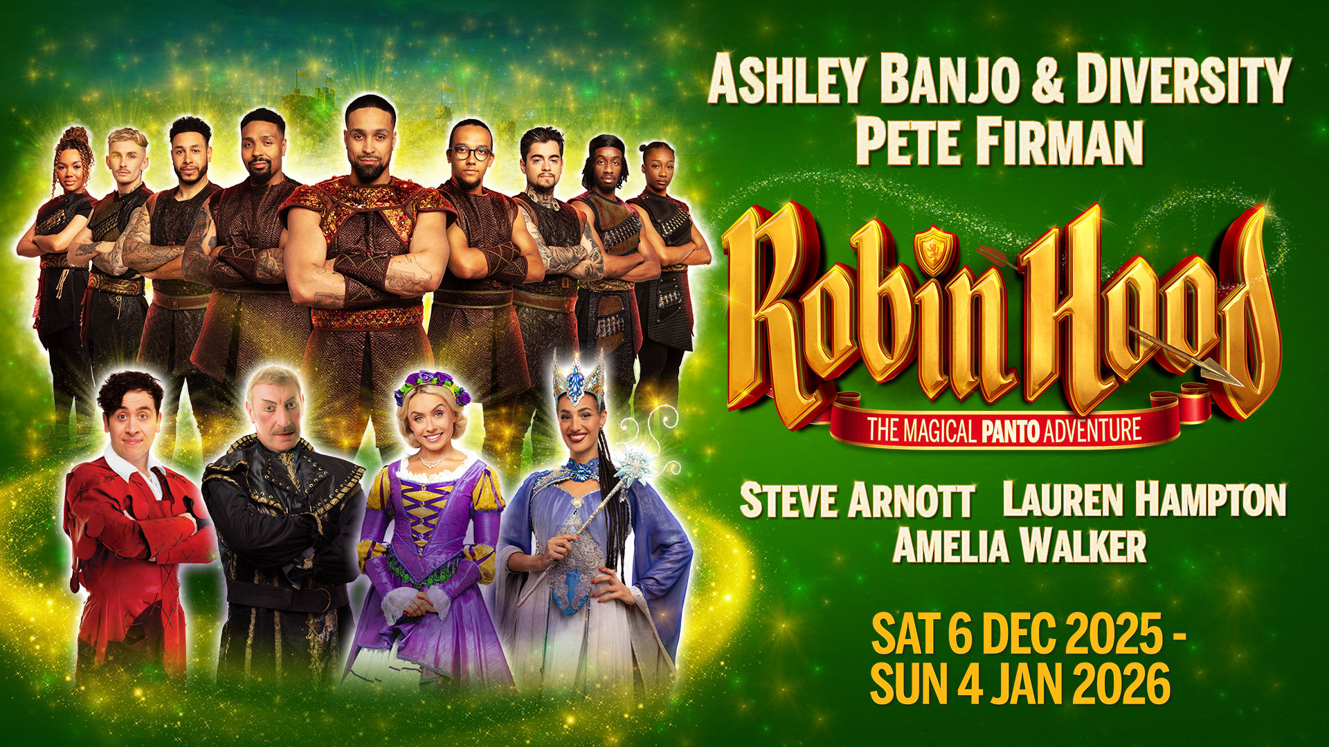 Robin Hood (Pantomime) Tickets | New Wimbledon Theatre in Wimbledon ...