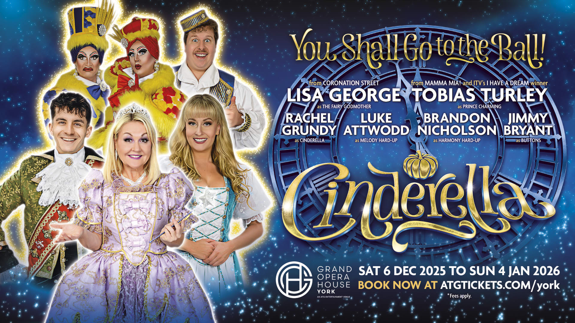 Cinderella (Pantomime) Tickets | Grand Opera House York in York | ATG ...
