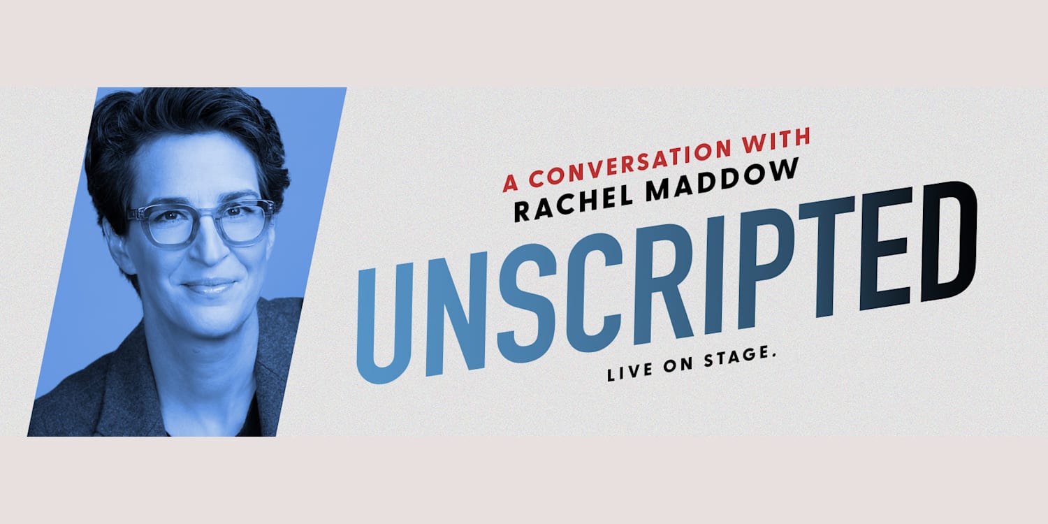 Unscripted: Rachel Maddow | Official Box Office | BroadwaySF