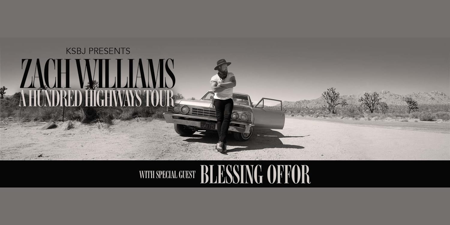 KSBJ Presents Zach Williams | Official Box Office | Smart Financial Centre