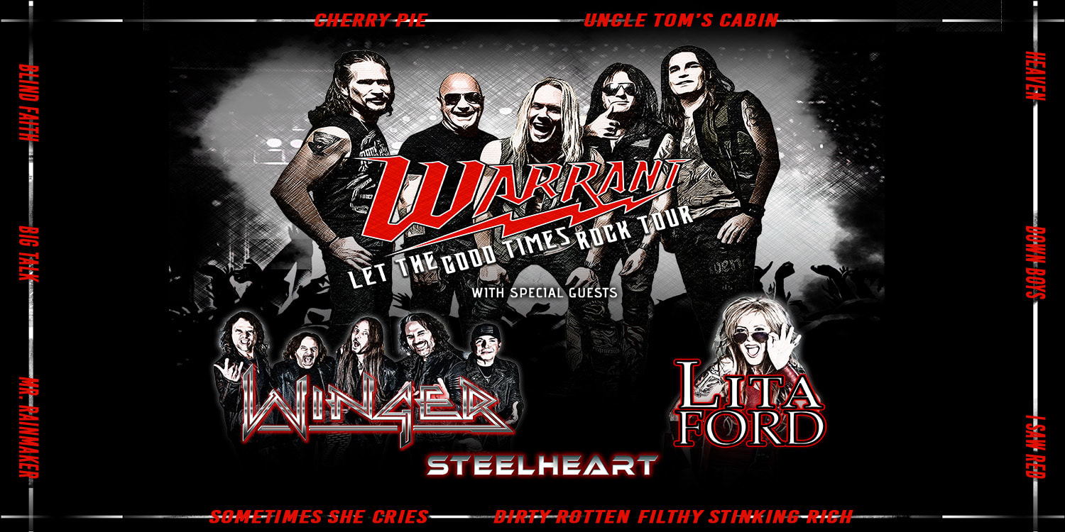 WARRANT, WINGER, LITA FORD, STEELHEART | Official Box Office | Smart ...