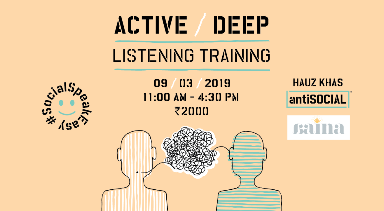 Social Speakeasy: Active/ Deep Listening Training