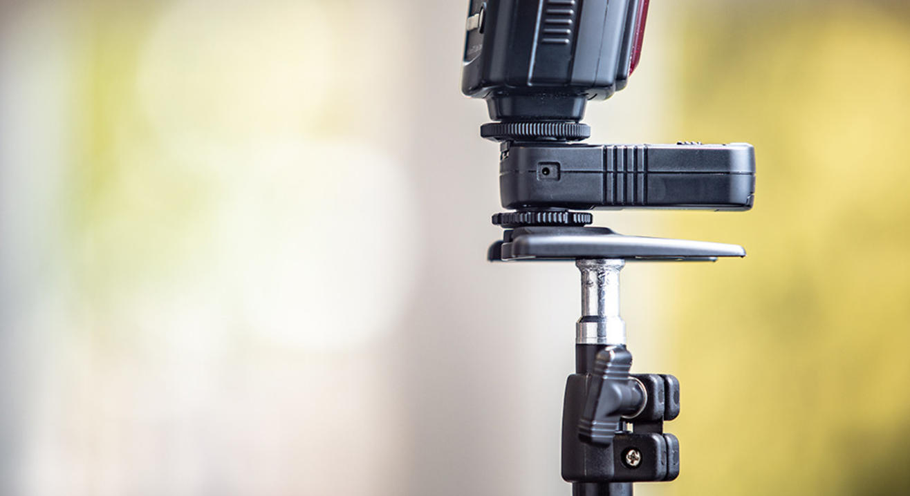 Single flash portrait photography