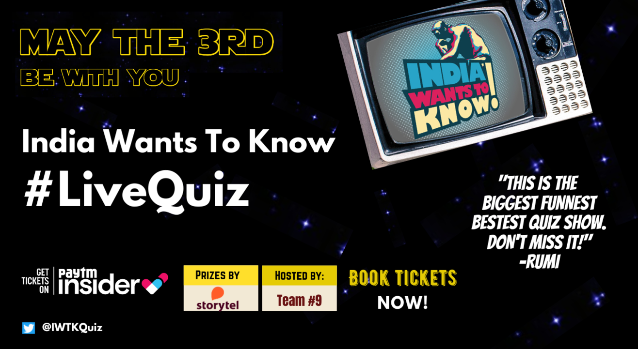 Book tickets to India Wants to Know | Live Quiz Book tickets to India Wants to Know | Live Quiz