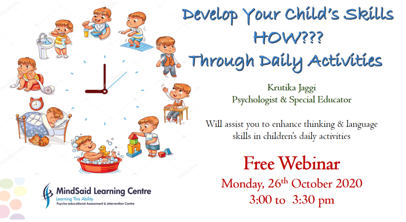 Develop Your Child's Skills Develop Your Child's Skills
