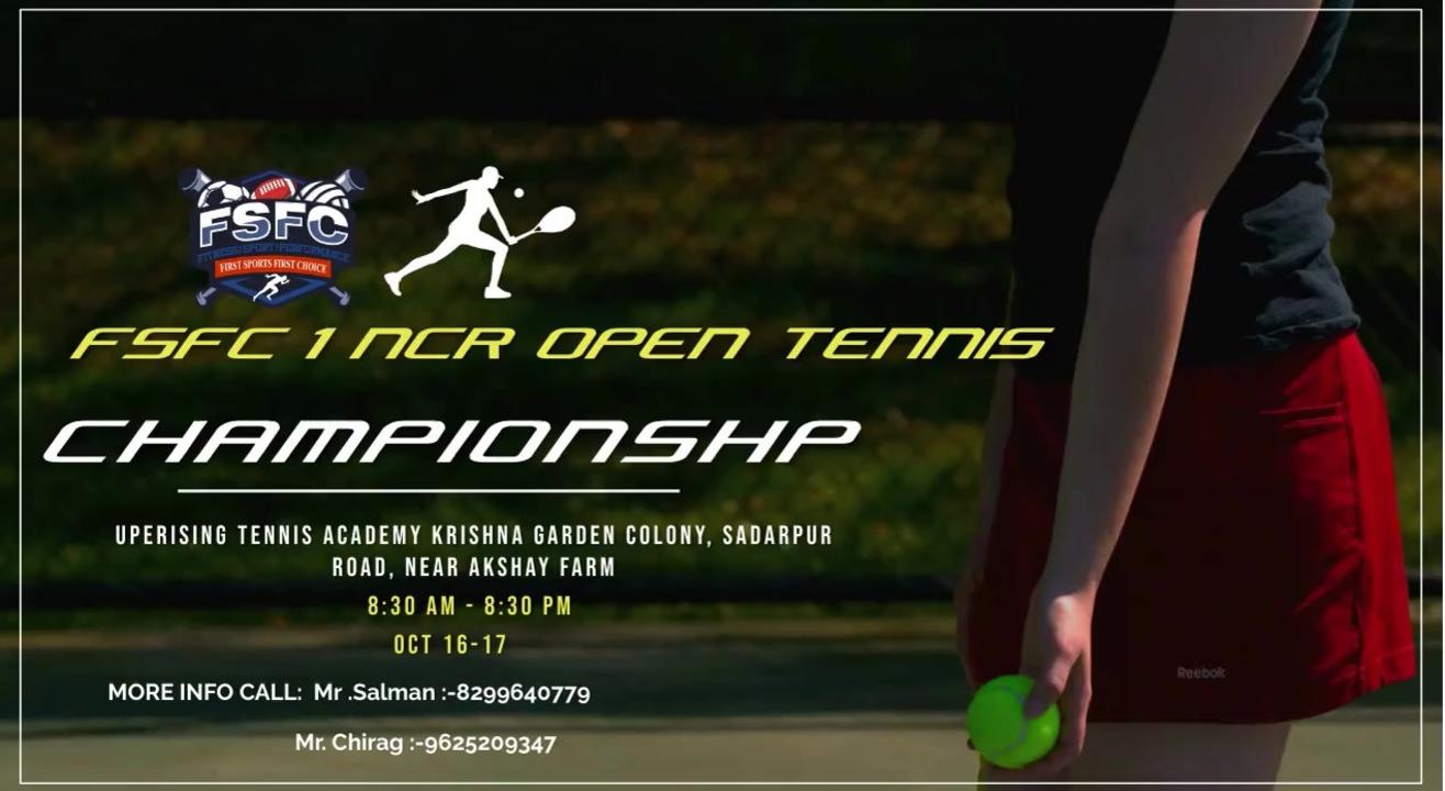 FSFC 1 NCR Open Tennis Champion Ship | Navratri 2022