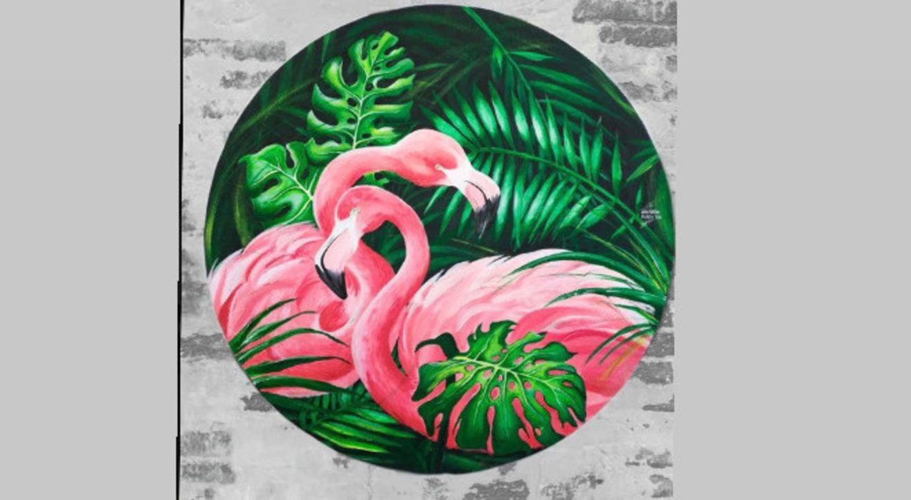 Circular Canvas Painting Workshop