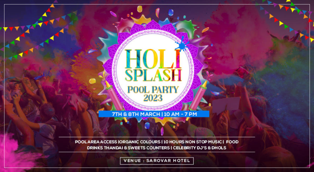 Holi Splash Pool Party 2023