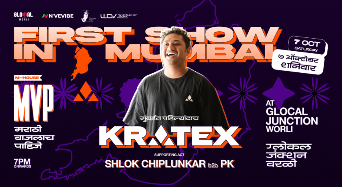 N'vevibe presents DJ Kratex | Glocal Junction, Worli | 7th Oct