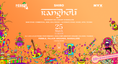Rangholi 2024 - Holi Concert | Pebble - Palace Grounds | HOLI 2024 ...