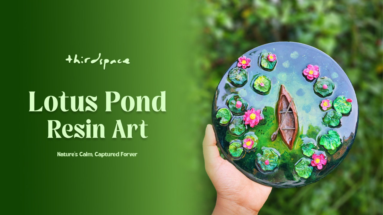 Lotus Pond Resin Art | Event in Bengaluru