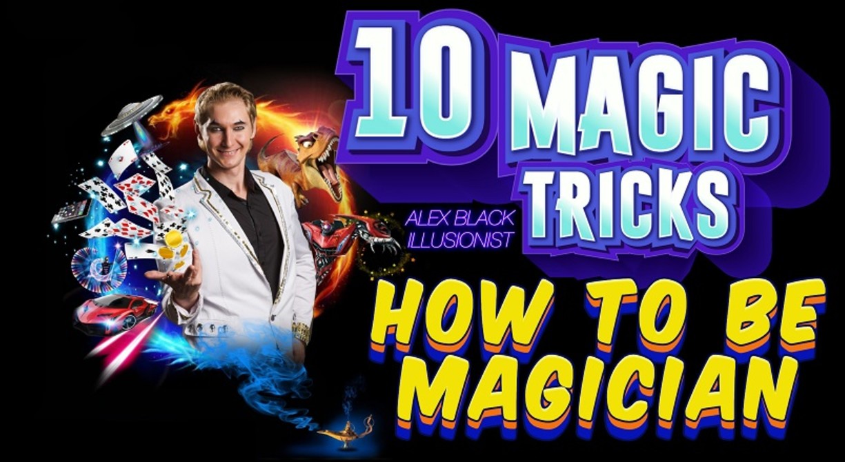 Russian Magician Alex Black 10 Magic Tricks