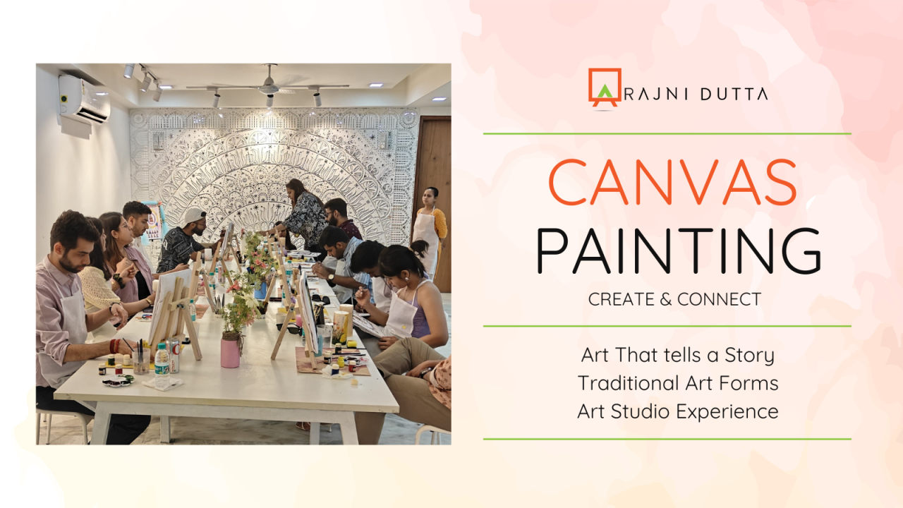 Canvas Painting - Create & Connect | Art & Craft Event in Delhi