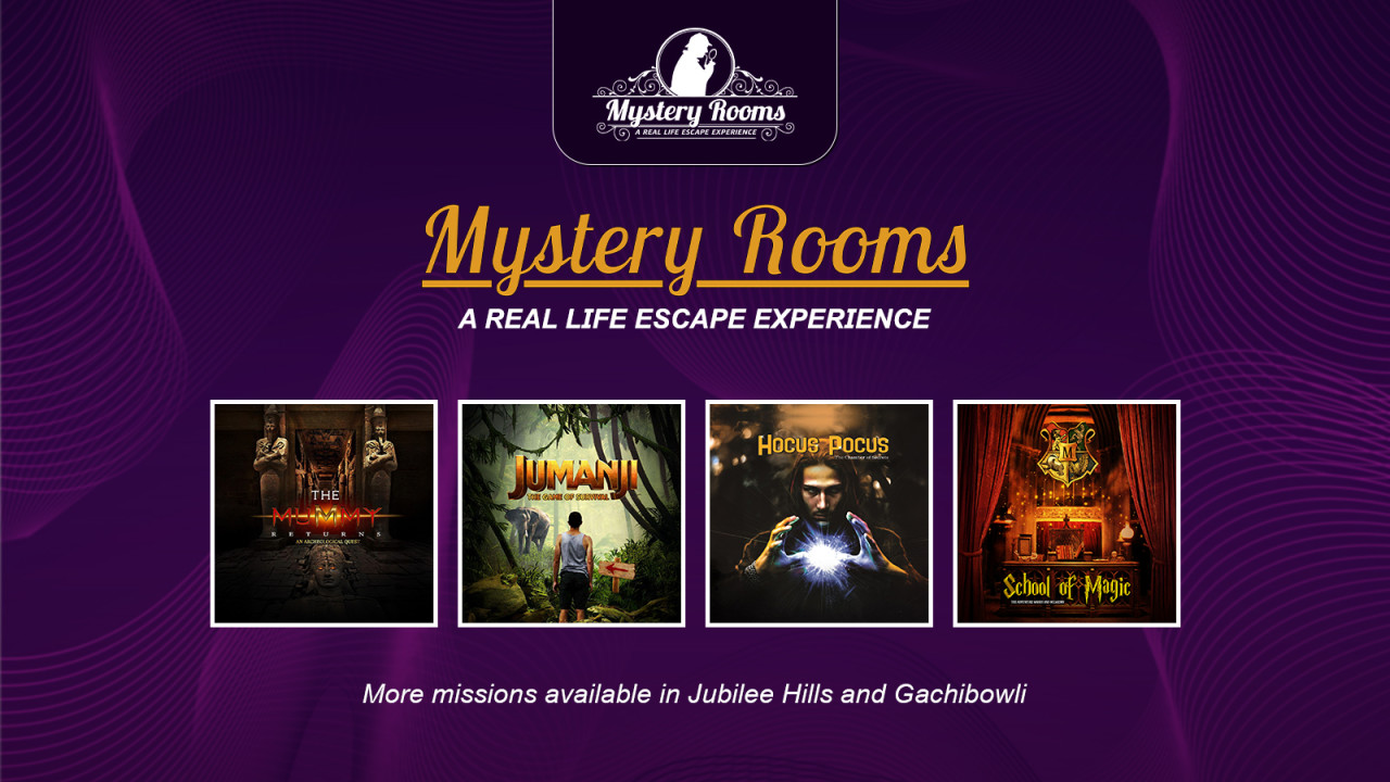 Book tickets to Mystery Rooms | Banjara Hills