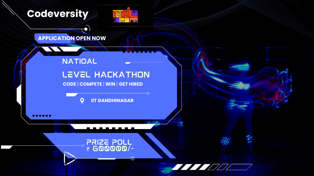 National Level Hackathon at IIT Gandhinagar | Event in Gandhinagar