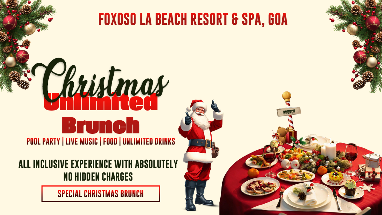 Christmas 2025 events, parties, menus, brunches and dinners in Goa ...