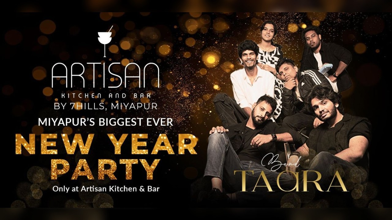 NYE 2026 at Artisan | Event in Hyderabad
